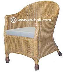 BALI RATTAN ARMCHAIR MANUFACTURE