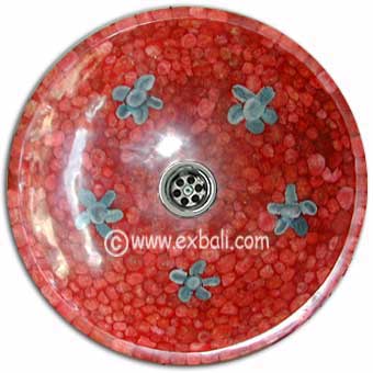 SHELL and CORAL WASH BASINS [ EXPORT BALI ]