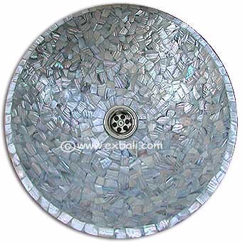 MARBLE, SHELL and CORAL WASH BASINS