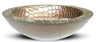 HAND HAMMERED COPPER WASH BASINS HAND BASINS - DECOR - [ EXPORT BALI ]
